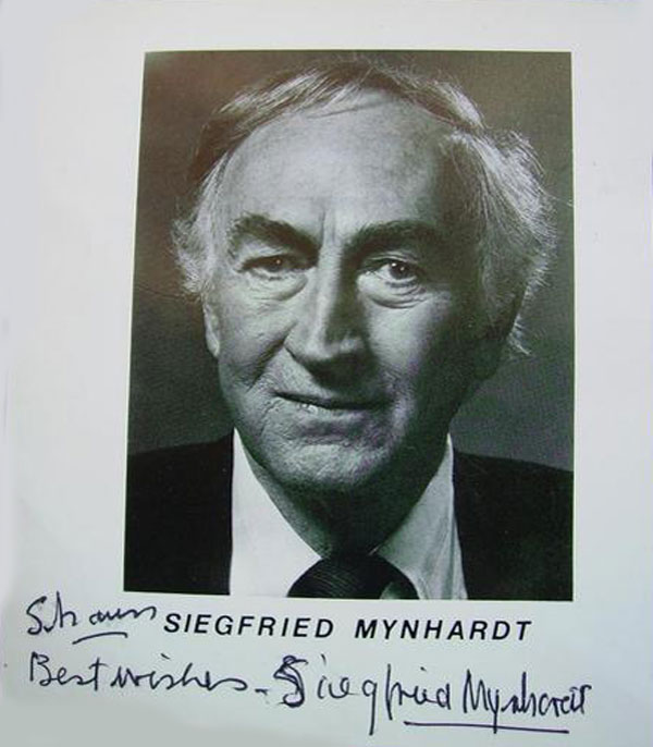 Зигфрид Минхардт (Siegfried Mynhardt, Siegfried Charles Ferdinand ...